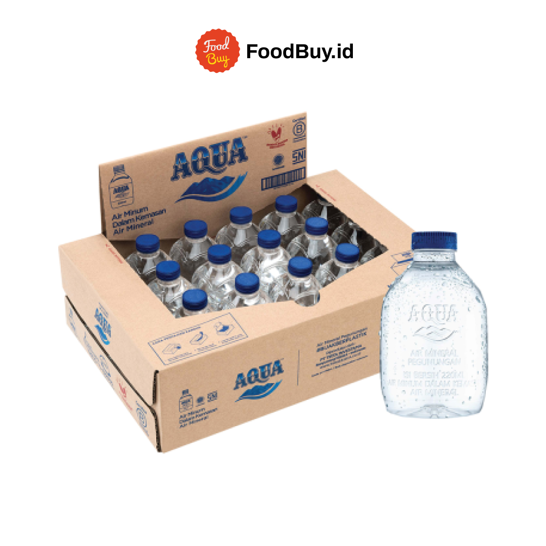 Paket 1 Dus - Aqua Cube Air Mineral 220ml - Foodbuy