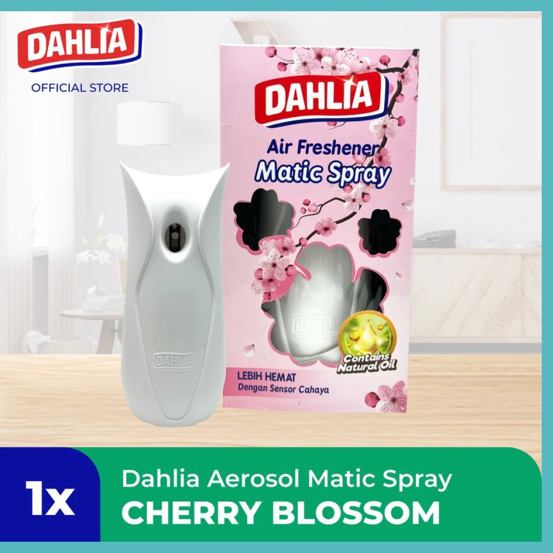 Dahlia Matic Spray Cherry Blossom 225 ml - Foodbuy