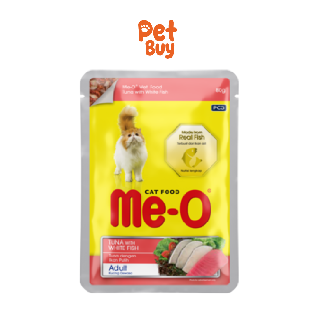 Meo Pouch Tuna with White Fish 80 gr - Foodbuy